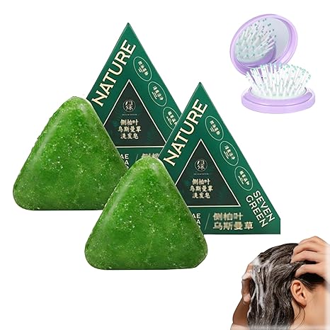 Nature Seven™ Green Shampoo Bar – Plant-Based & Nourishing – hallyustyle